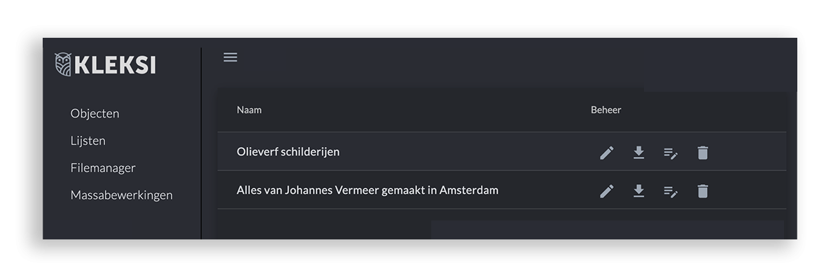 KLEKSI - Generating Lists - Function